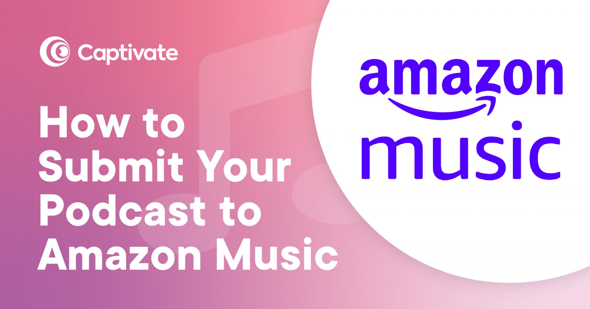 How to Submit Your Podcast to Amazon Music & Audible | Captivate