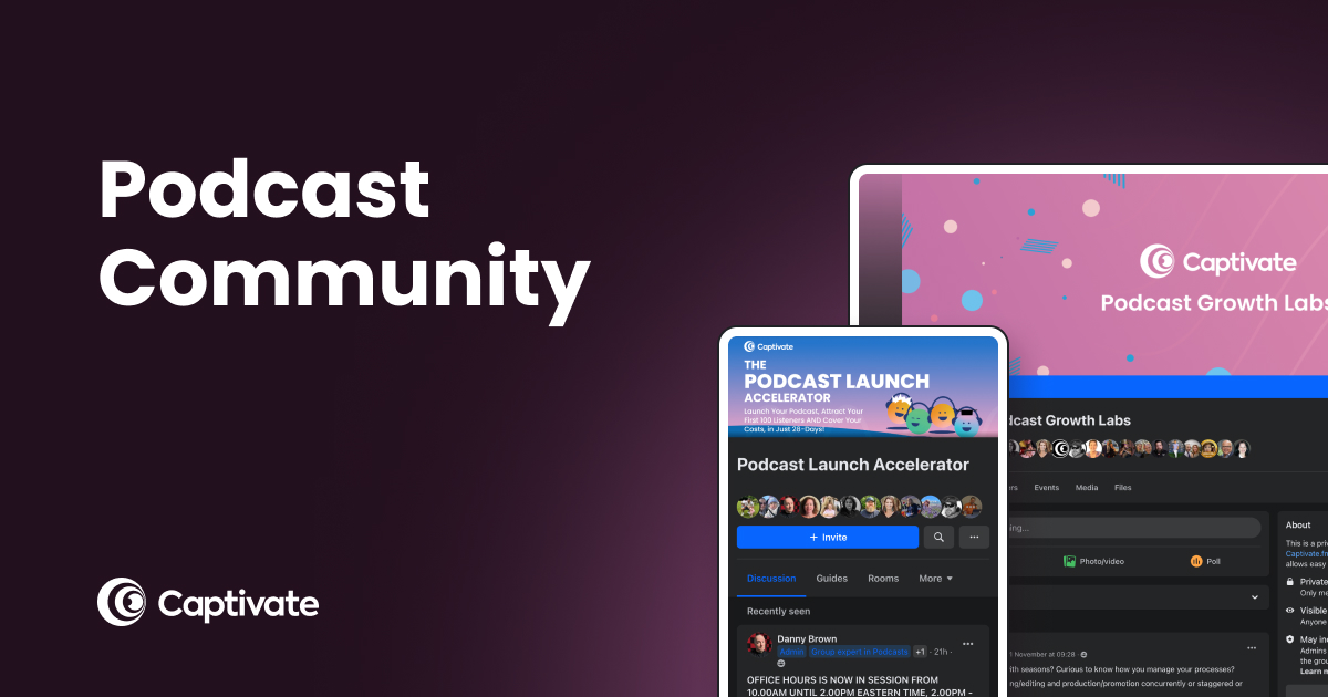 Podcast Community - Captivate Unlimited Podcast Hosting & Analytics