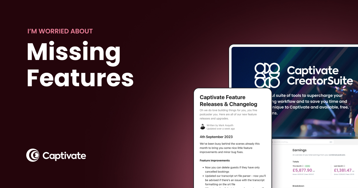 Wave Goodbye to Missing Features - Includes Free Trial | Captivate
